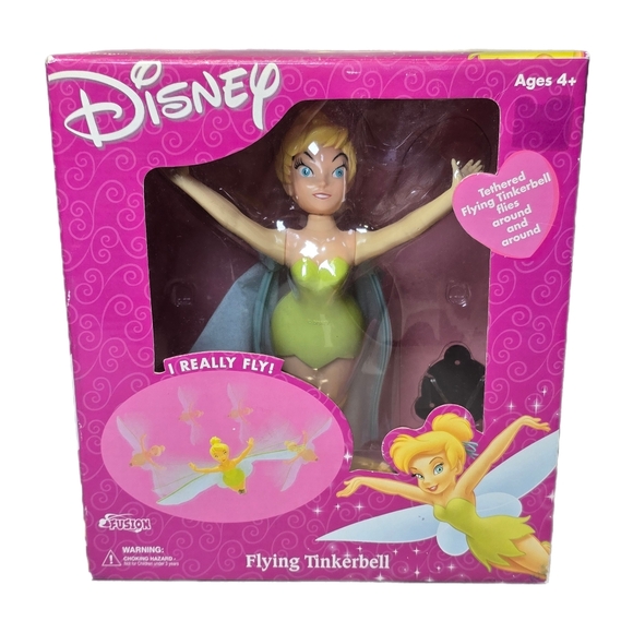 Disney | Toys | Vintage 202 Disney Tinkerbell Tethered Flying Mobile By ...
